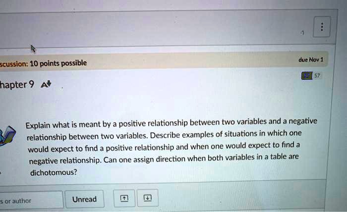 SOLVED: Discussion: 10 points possible Due: Noy 1 Chapter 9 Av Explain what is meant by a ...