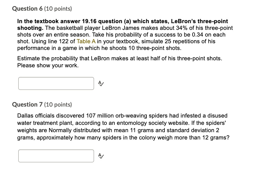 question 6 10 points in the textbook answer 1916 question a which ...