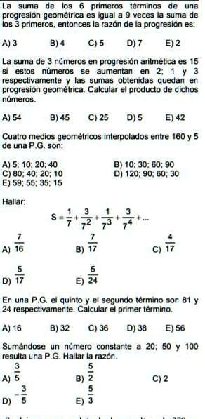 SOLVED: ayúdenme por favor con las soluciones suma primeros terminos ...