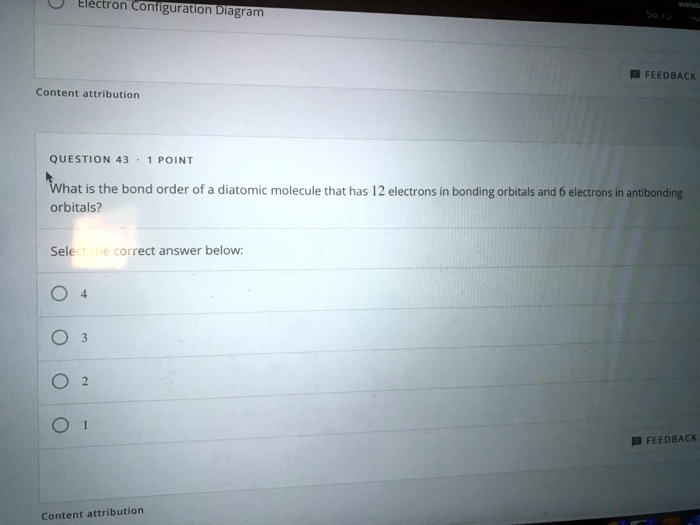 SOLVED: Electron Configuration Diagram FEEDBACK Content attribution ... SOLVED: Electron Configuration Diagram FEEDBACK Content attribution ...