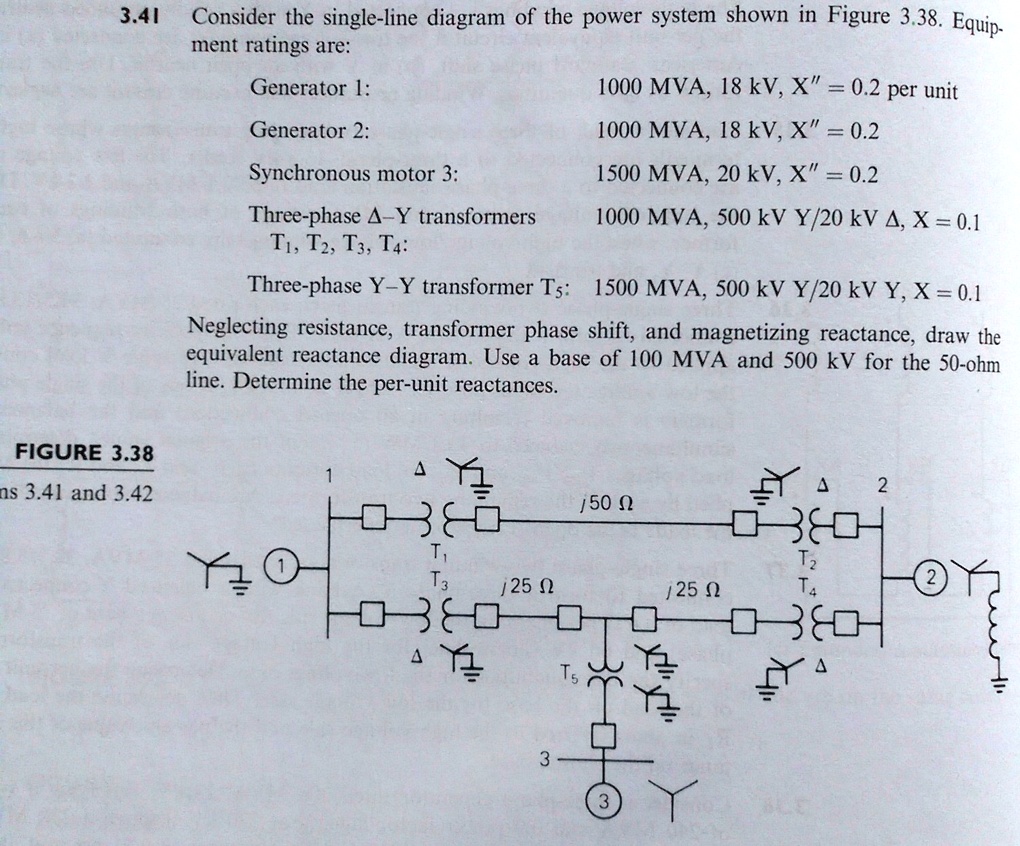 SOLVED: Draw the zero-sequence reactance diagram for the power system ... SOLVED: Draw the zero-sequence reactance diagram for the power system ...
