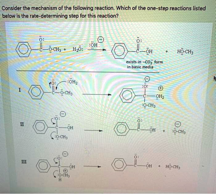 SOLVED:Consider the mechanism of the following reaction. Which of the ...