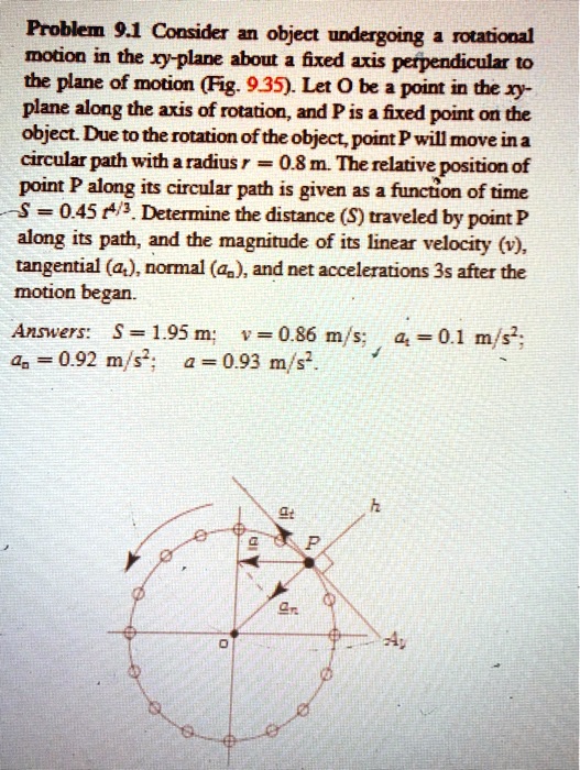 [GET ANSWER] Problem 9.1 Consider an object undergoing a rotational motion in the xy-plane about ...