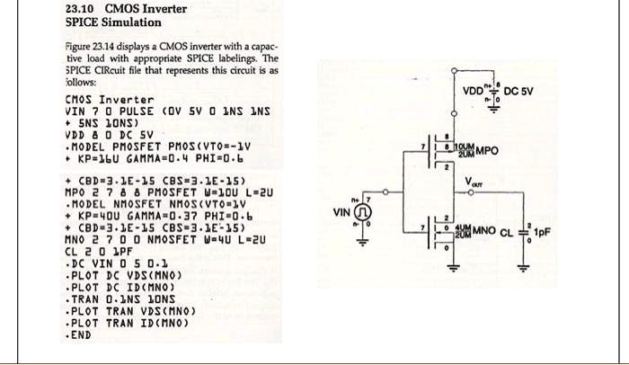 SOLVED: Design and simulate a 3-input NAND gate from the CMOS ...