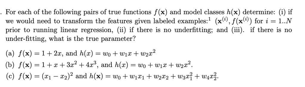 SOLVED: This is the problem of Machine Learning. For each of the ...