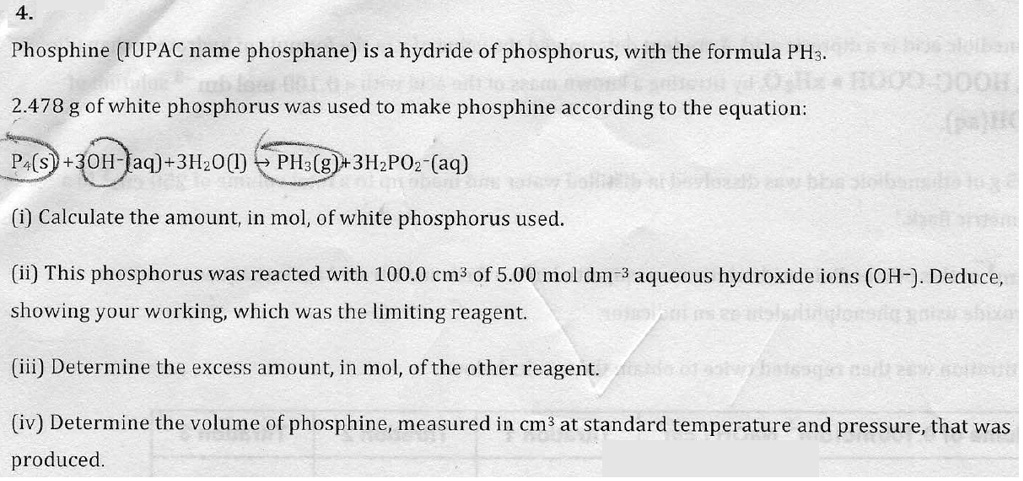 phosphine iupac name phosphane is a hydride of phosphorus with the ...