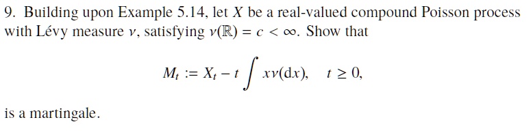SOLVED: 9. Building upon Example 5.14, let X be a real-valued compound ...
