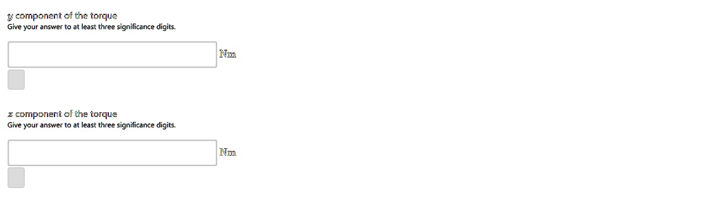 SOLVED: 8 componertcithetorque vour ansivet least three significance ...