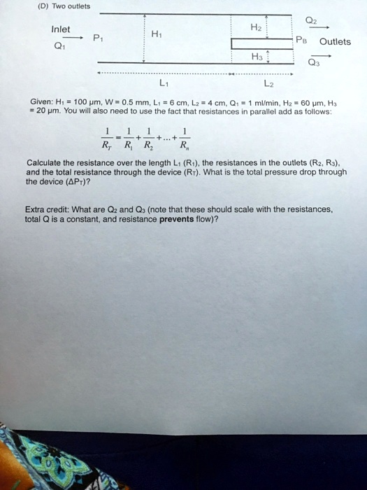 SOLVED: The volumetric flow rate of fluid is Q, pressure driving force is Î”P, and resistance ...