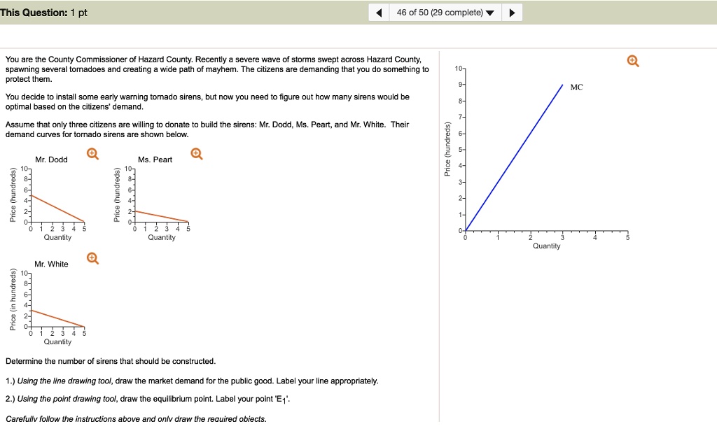 SOLVED: This Question:1 pt 46 of 50 (29 complete) v You are the County ...