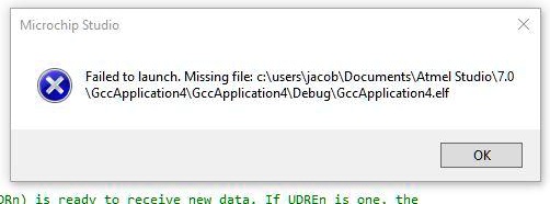 SOLVED: What would cause this error? Microchip Studio Failed to launch ...