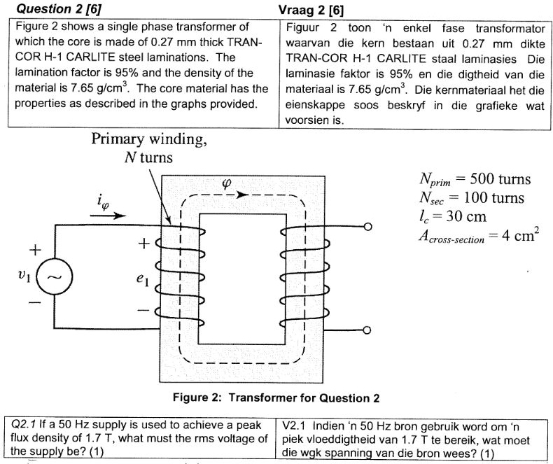 SOLVED: Question 2 [6] Vraag 2[6] Figure 2 shows a single phase ...