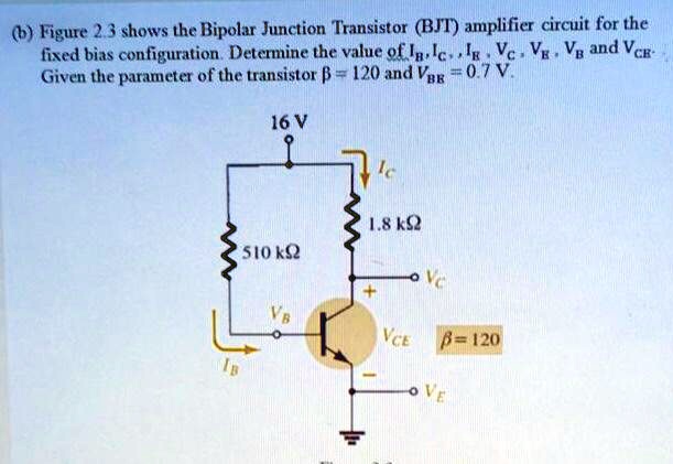 SOLVED: Figure 2.3 shows the Bipolar Junction Transistor (BJT ...