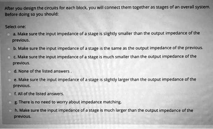 SOLVED: After you design the circuits for each block, you will connect ...