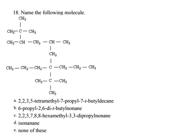 SOLVED: Name the following molecule: CH3-CH2-CH=CH-CH2-CH3