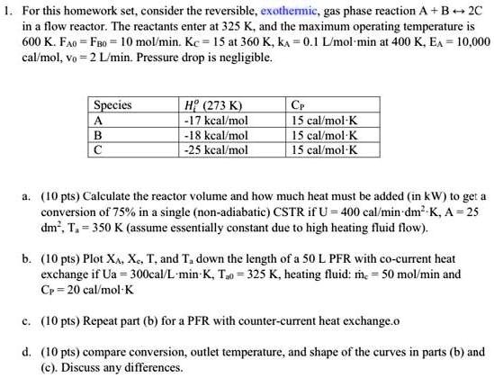 VIDEO solution: For this homework set, consider the reversible ...