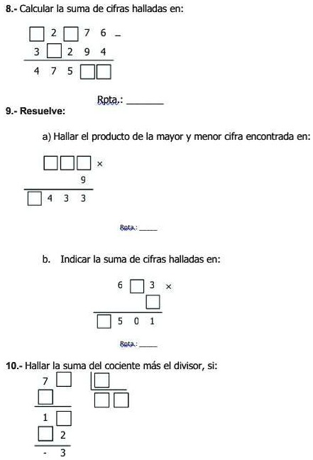 SOLVED: ayuda urgente porfavor se los suplicó 8.- Calcular la suma de ... SOLVED: ayuda urgente porfavor se los suplicó 8.- Calcular la suma de ...