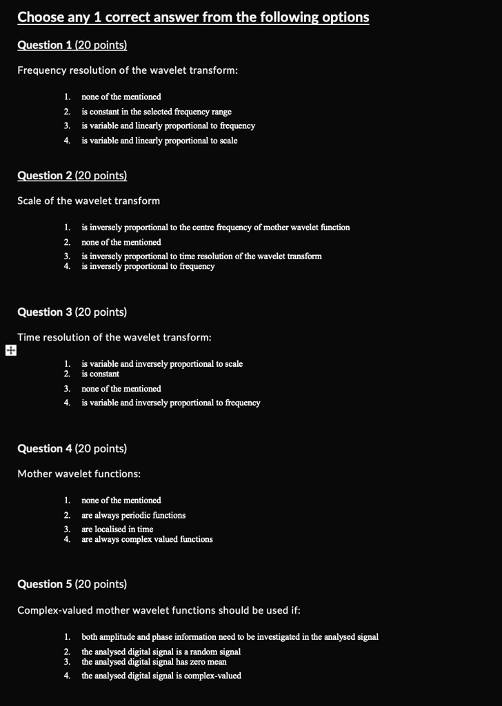 SOLVED: Please do all the objective questions. Choose the correct option. but an explanation is ...