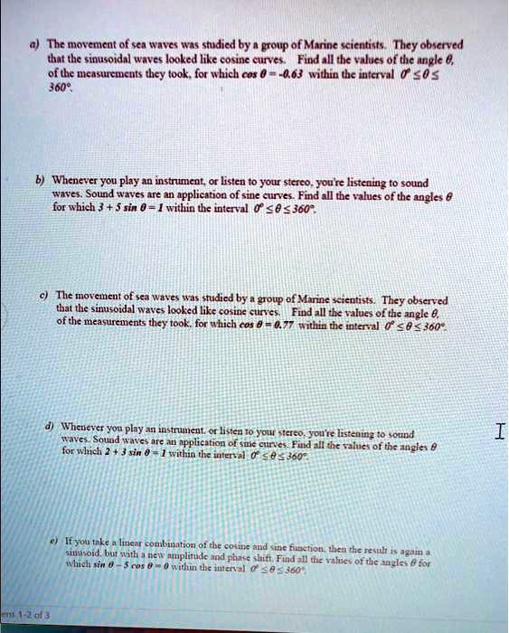 SOLVED: Thc movemcnt oftea Watcs shudicd by FToup of Mannc scicntrsts ...