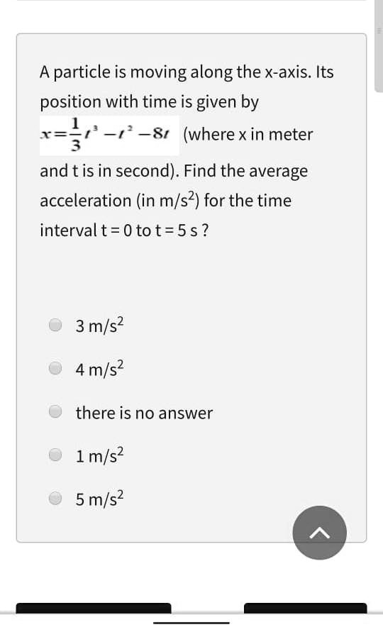 SOLVED: A particle is moving along the x-axis. Its position with time is given by x = Ct^2 ...