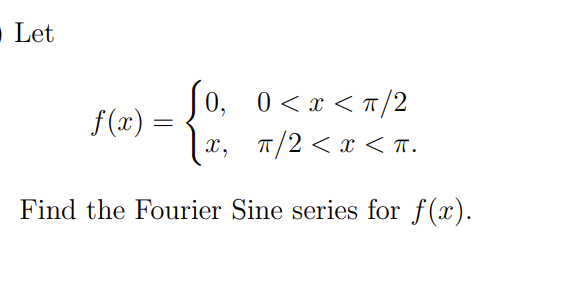 Solved Let F X { 0 0