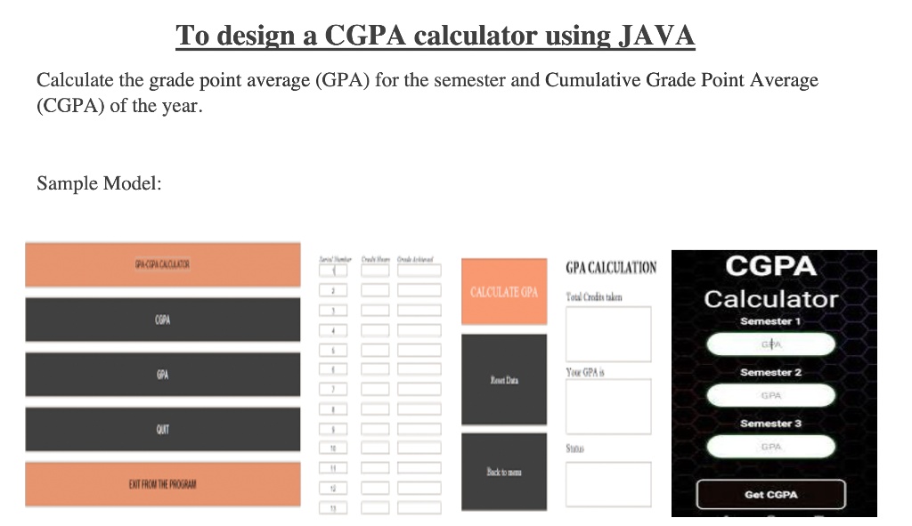 SOLVED: Using Java FX Java Project User Input as Sample Screenshot of Code implementation and ...