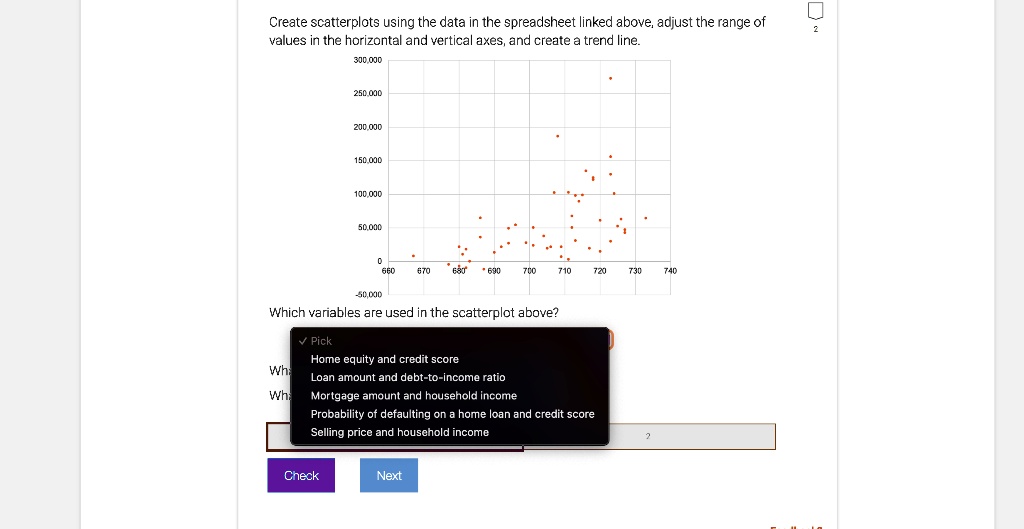 create scatterplots using the data in the spreadsheet linked bove adjust the range of values in ...
