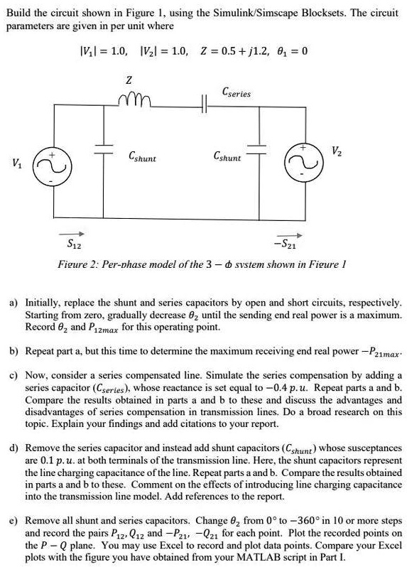 Solved Build The Circuit Shown In Figure Using The Simulink Simscape Blocksets The Circuit 5741