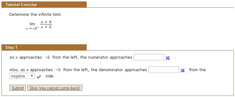 SOLVED: Tutorial Exercise Determine the infinite limit X+ X5-5 SOLVED: Tutorial Exercise Determine the infinite limit X+ X5-5