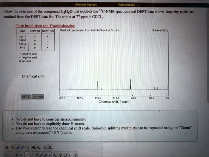 roviaw toplct referonce draw the structure of the compound chso that ...
