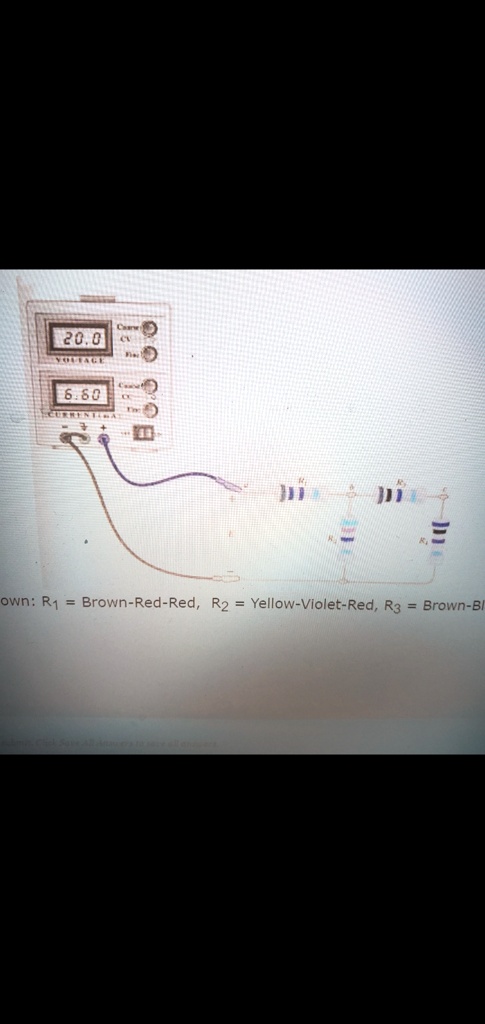 SOLVED: In the circuit shown below, a power supply is connected to a ...