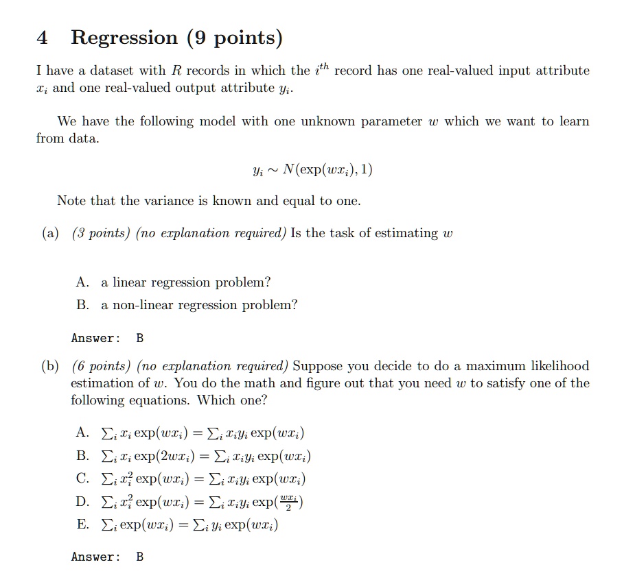 SOLVED: Texts: Anyone can explain why for (b), the answer is B? 4 ...