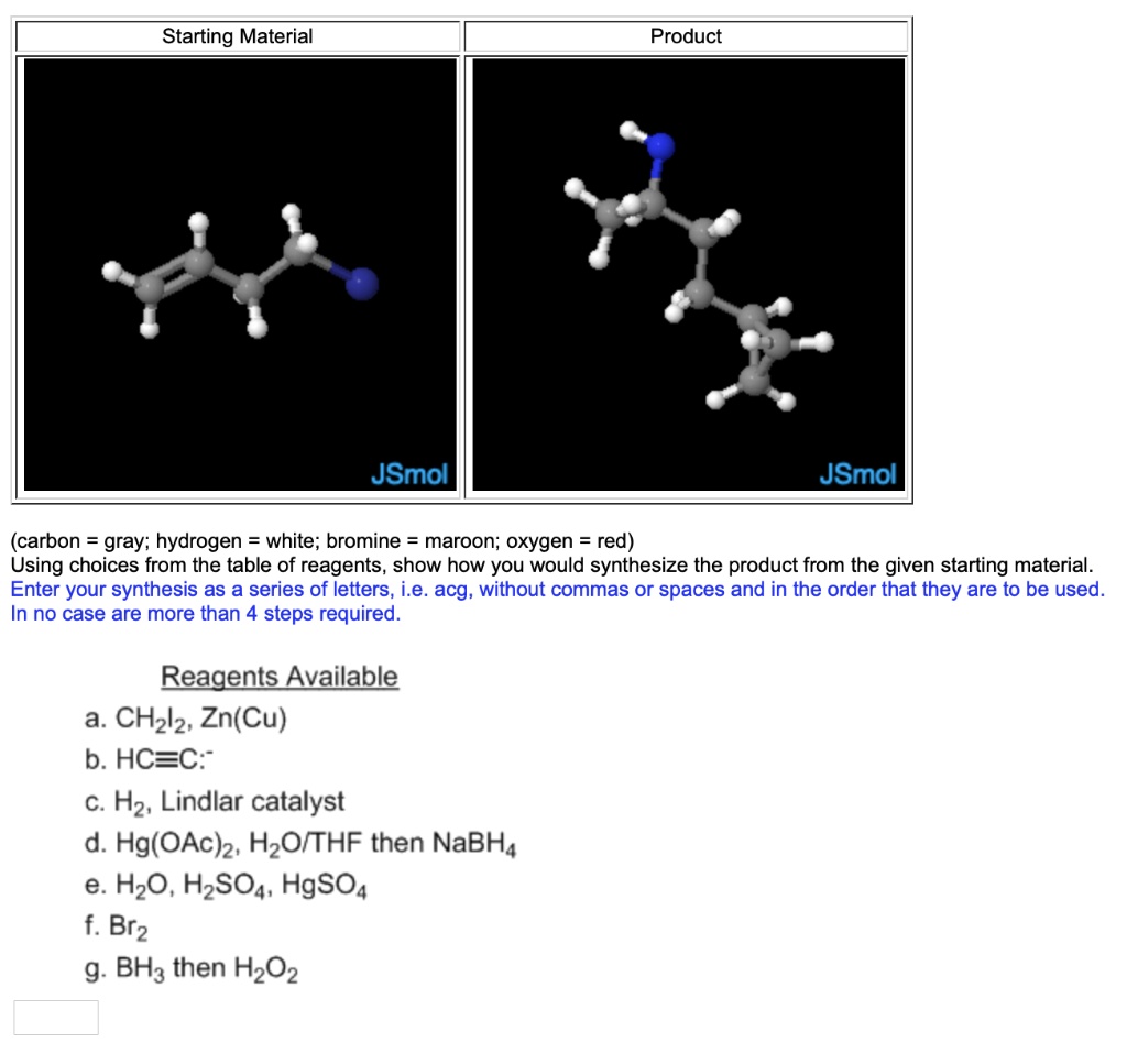 Product JSmol JSmol (carbon = gray; hydrogen = white; bromine = maroon ...