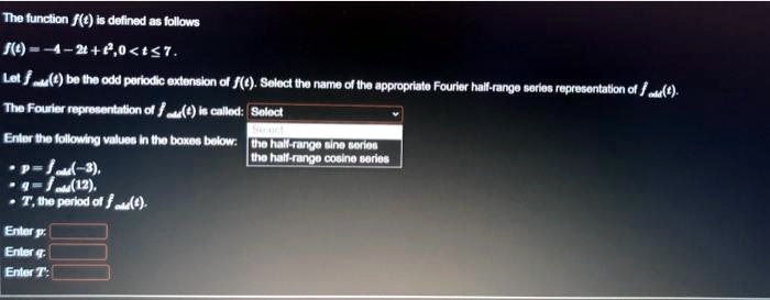 SOLVED: The function fc) is defined as follows fc=-4-2+0