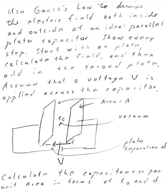 Use Gauss's Law to derive the electric field both inside and outside of ...