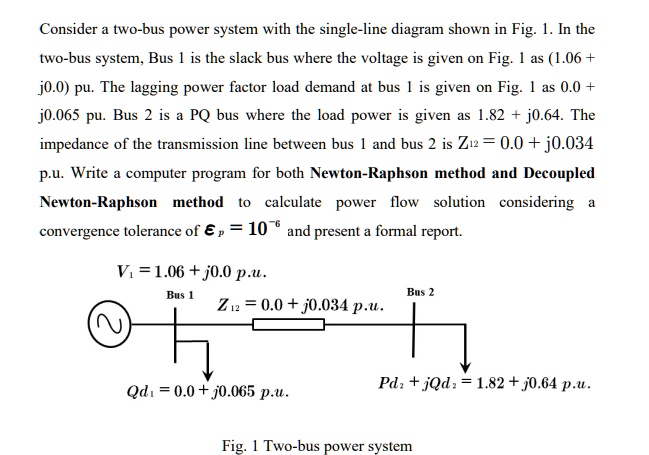 SOLVED: Newton-Raphson and Decoupled Newton-Raphson Power Flow Solution ... SOLVED: Newton-Raphson and Decoupled Newton-Raphson Power Flow Solution ...