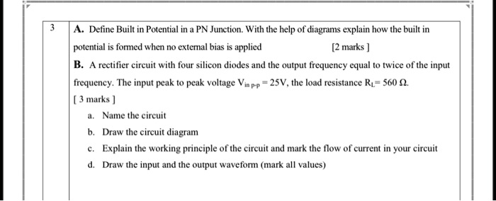 a define built in potential in a pn junctionwith the help of diagrams ...