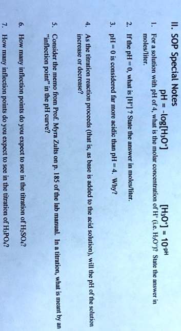 SOLVED: How many How many Consider incrhescie pH = Hi SOP "inflection ...