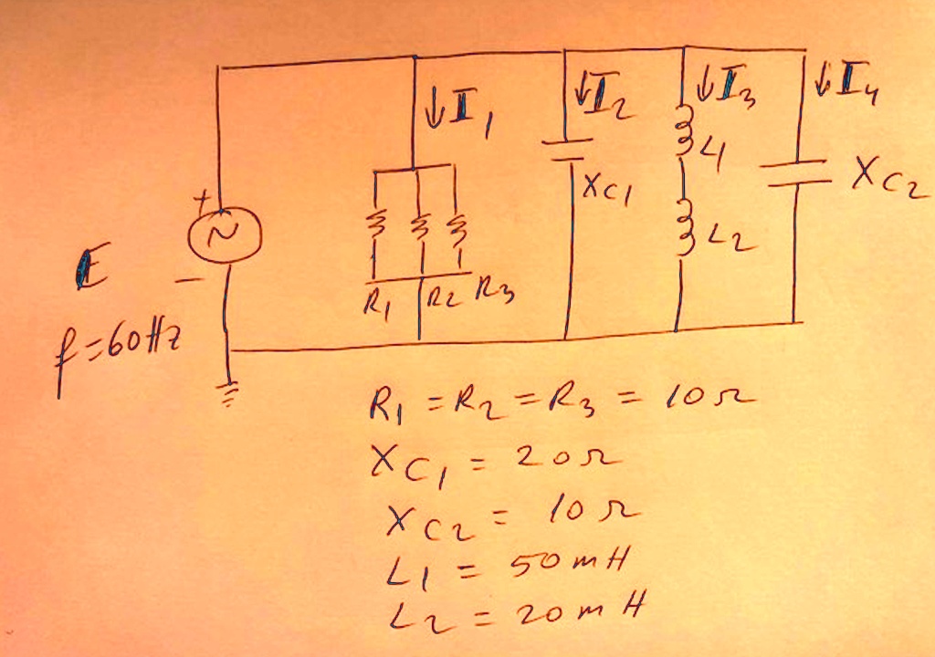 SOLVED: For the circuit below, E = 55V