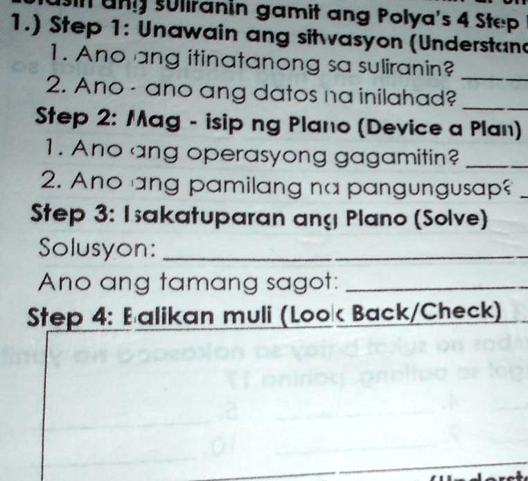 SOLVED: Unang Halimbawa:Dahil sa Enhance Community Quarantine na ...