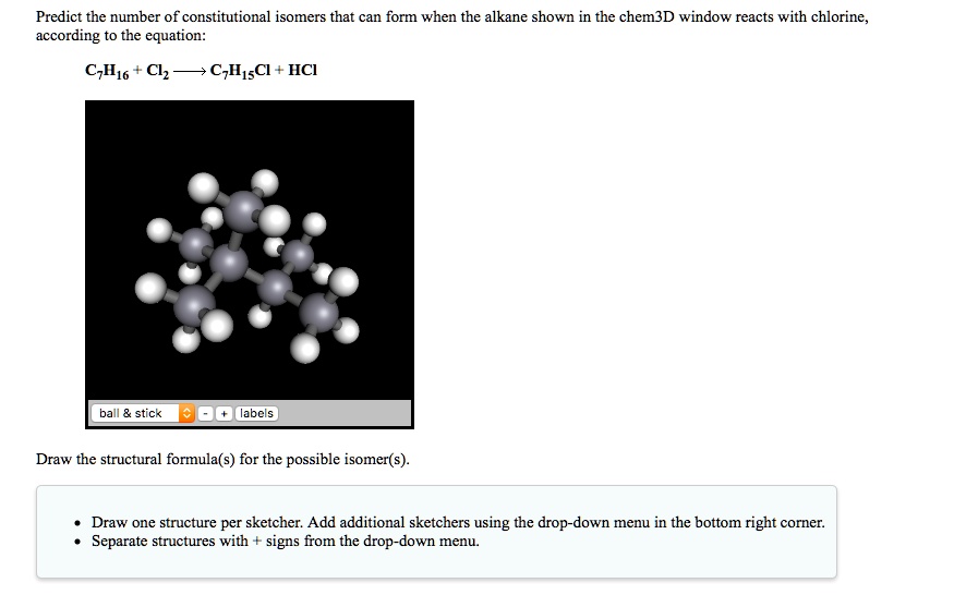 SOLVED: Predict the number of constitutional isomers that can form when ... SOLVED: Predict the number of constitutional isomers that can form when ...