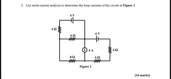 SOLVED: PLZ SOLVE ASAP Use mesh current analysis to determine the loop ... SOLVED: PLZ SOLVE ASAP Use mesh current analysis to determine the loop ...