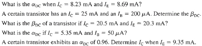 SOLVED: What is the APC when Ic = 8.23 mA and Ie = 8.69 mA? A certain ...