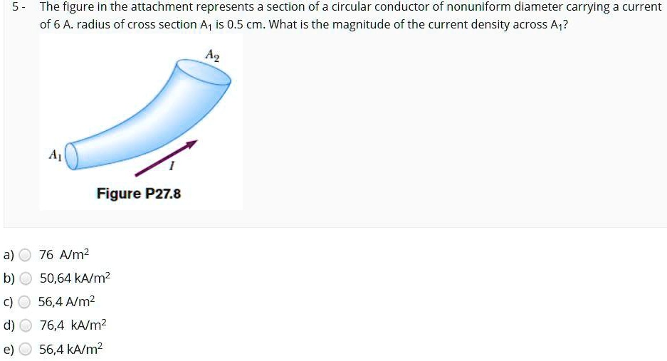 SOLVED: The figure in the attachment represents a section of a circular ...