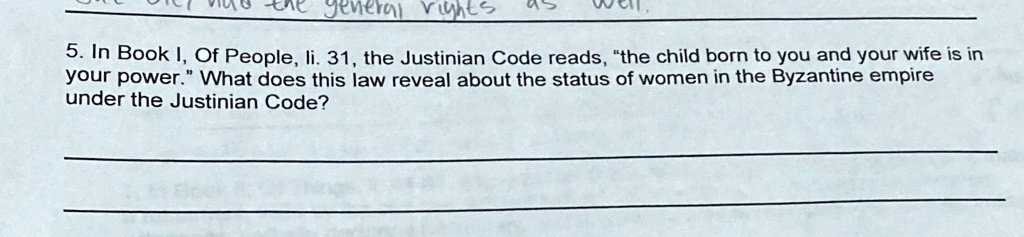 wuio cc jtmeiai vuty l uu 5 in book of people li 31 the justinian code ...