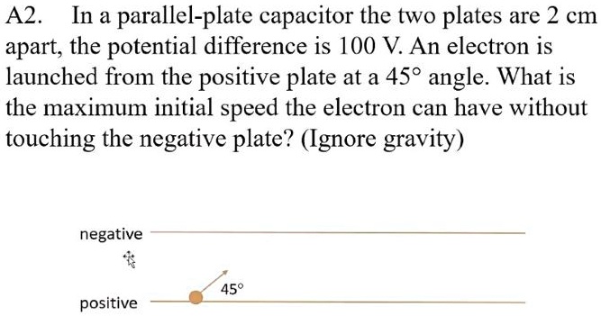 SOLVED: In a parallel-plate capacitor, the two plates are 2 cm apart ...