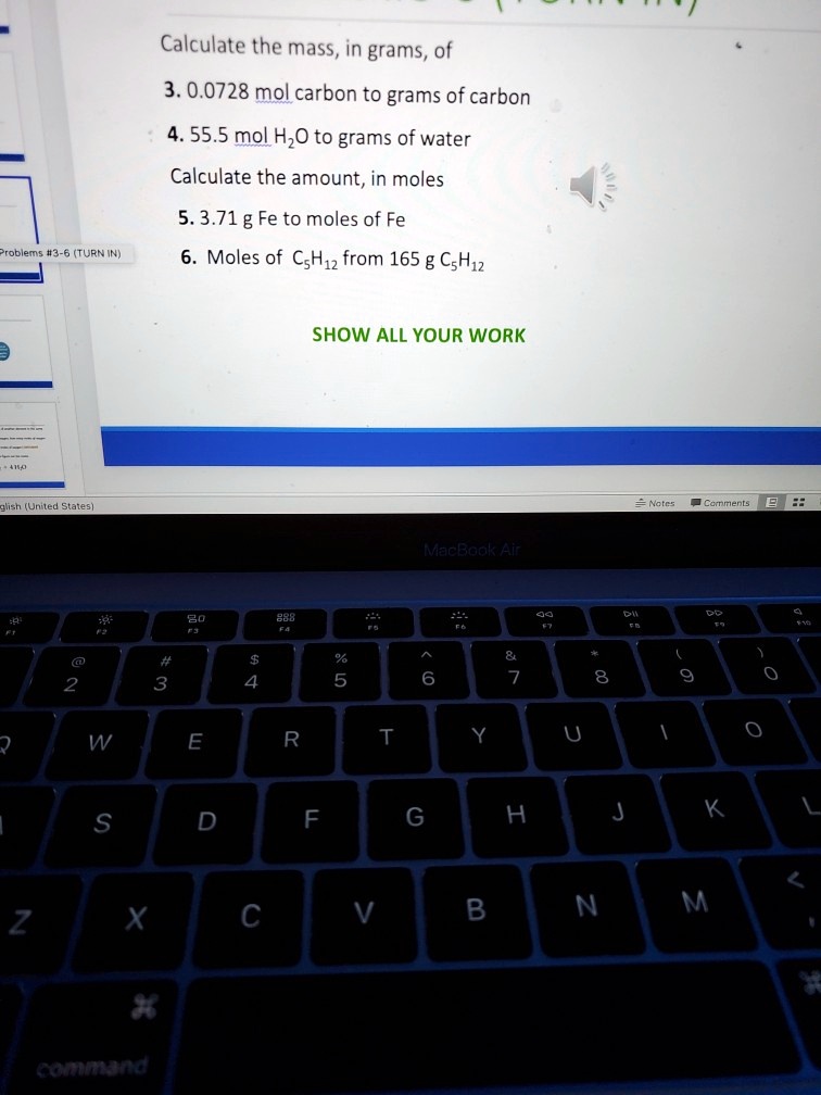calculate the mass in grams of 3 00728 mol carbon to grams of carbon ...