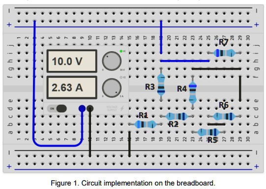 SOLVED: Draw the circuit diagram of the following circuit and determine ...