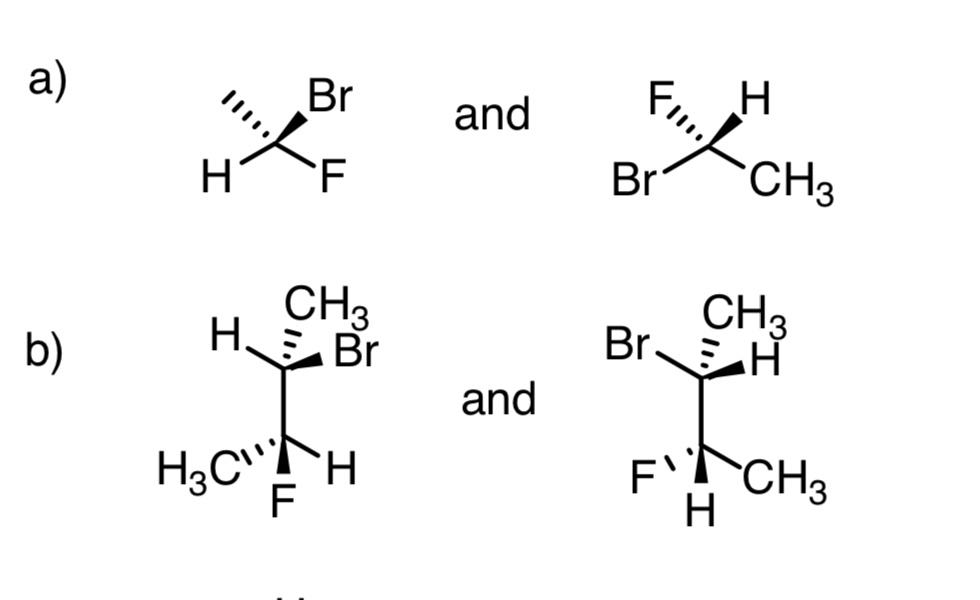 SOLVED: Br 1 H Br - CH3 and CH3 H3 J8 CH3 Br H (q and HaC” Th 7 8H3