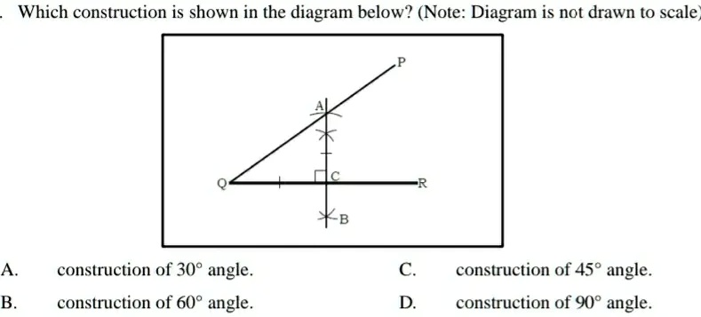 SOLVED: Which construction is shown in the diagram below? (Note ...
